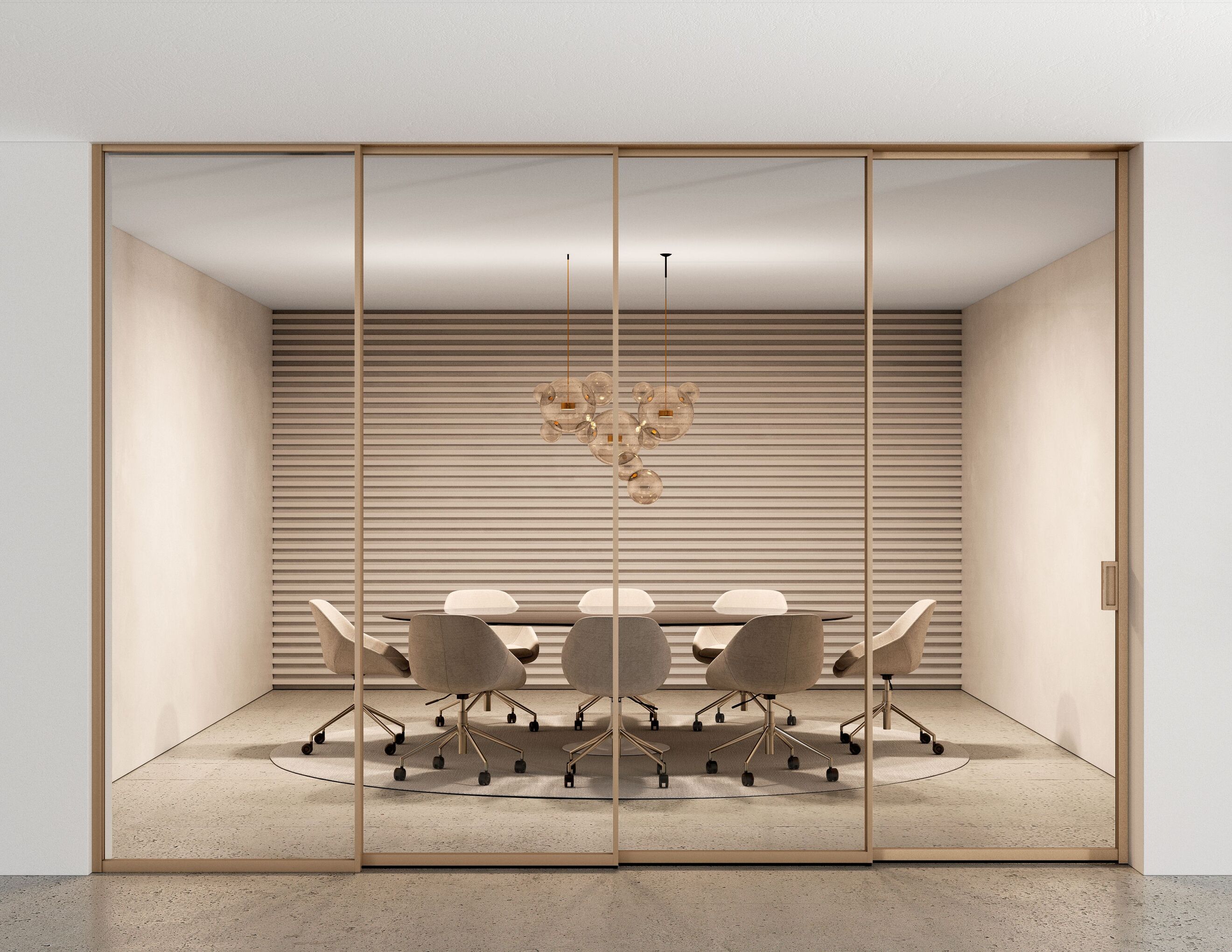 ALUR Glass and Modular Dividing Wall